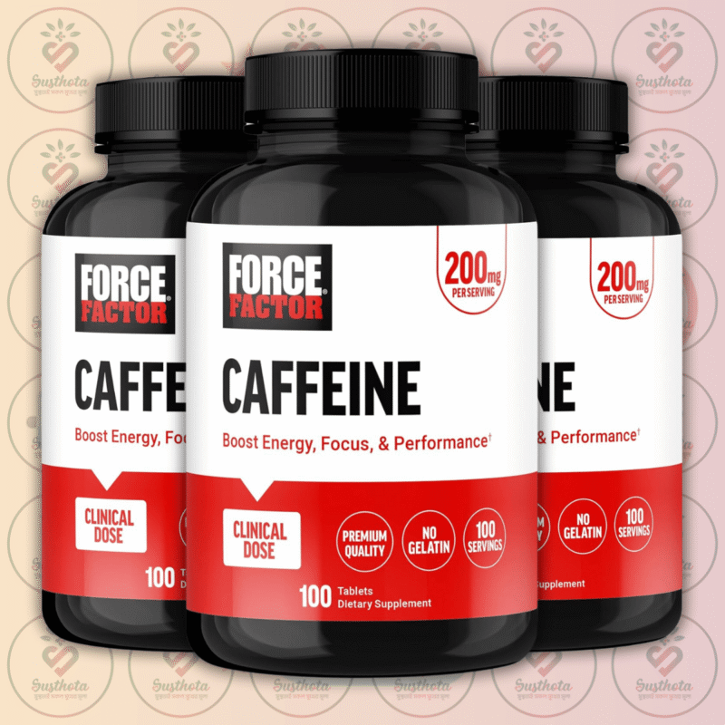 EVL Caffeine – 200 Mg – 100 Tablets In Bangladesh