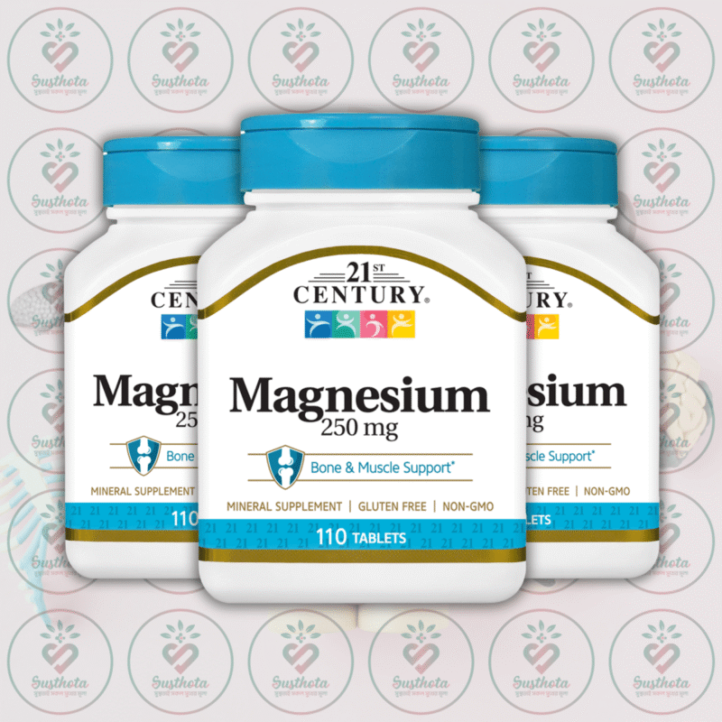21st Century Calcium, Magnesium, Zinc +D3 - 90 Tablets In Bangladesh